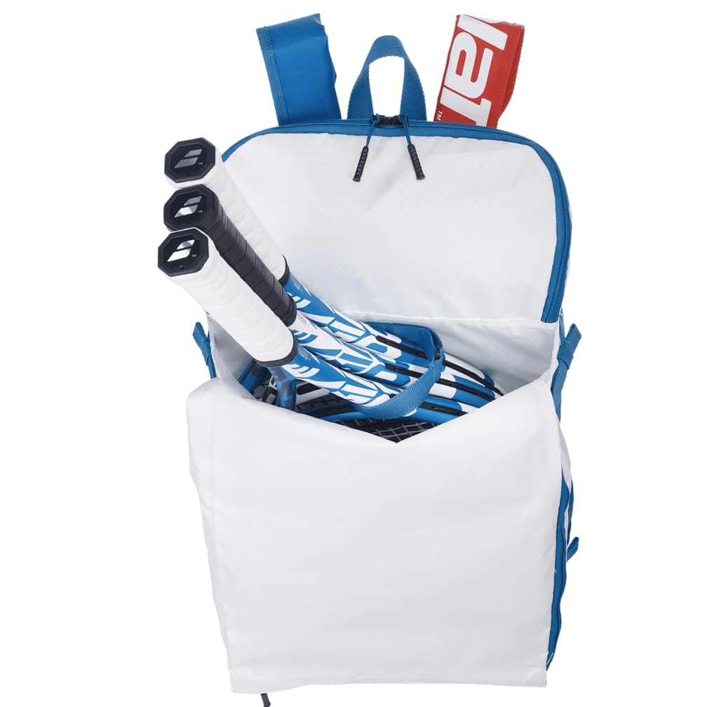 Babolat Backpack 3+3 Evo – White blue red – SPORTS MATCH
